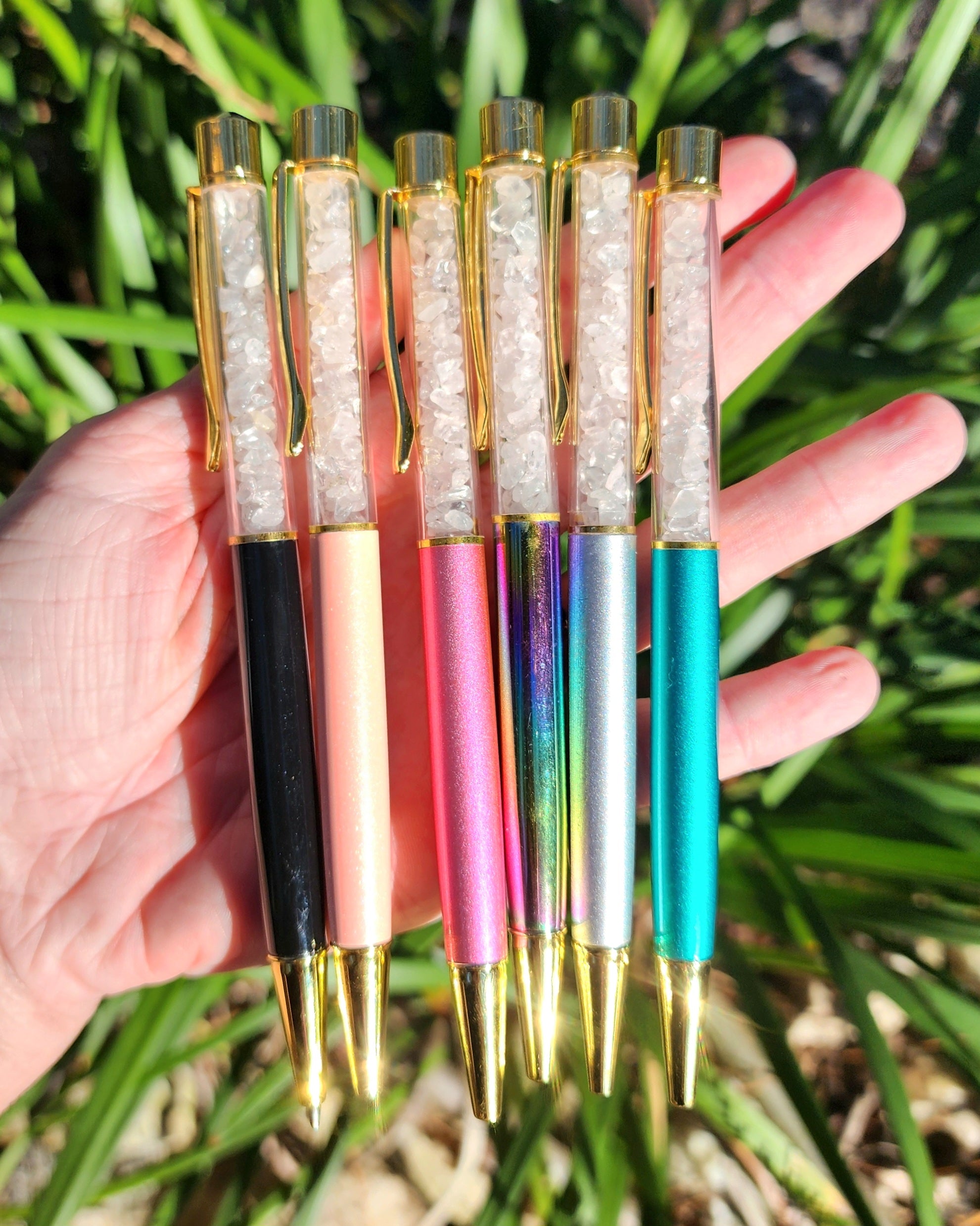 Clear Quartz Pen for Writing & Manifestation – Twisted Goddess Crystals
